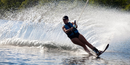 Water Skiing Canvas Art Prints | Water Skiing Panoramic Photos, Posters ...