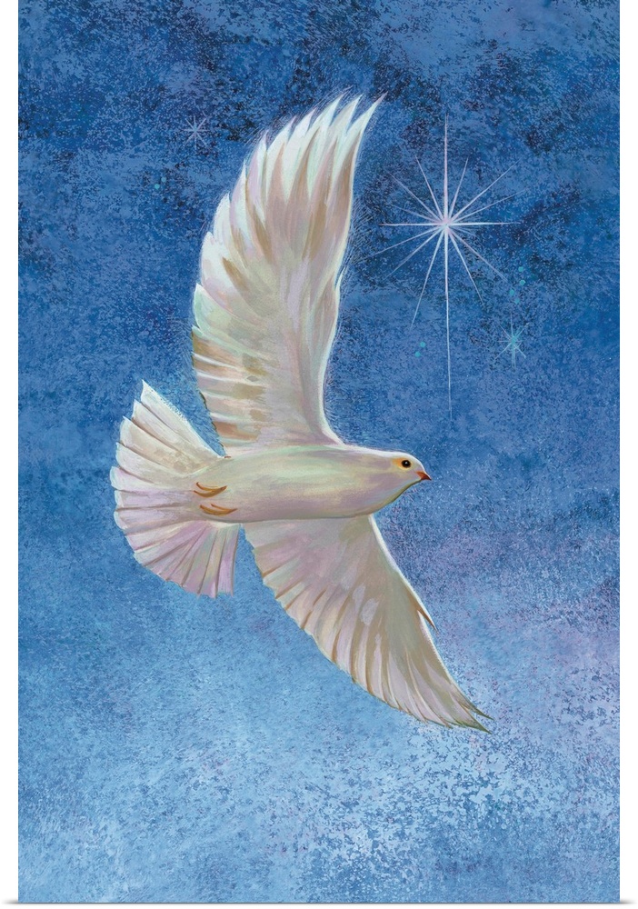 Poster Print Wall Art entitled White Dove | eBay