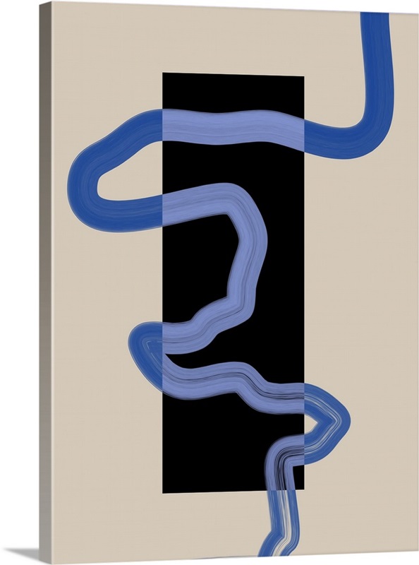 Blue Pathway Flow | Great Big Canvas