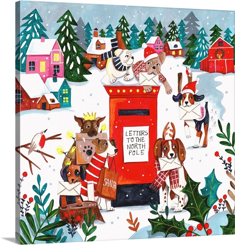 Christmas Post | Great Big Canvas