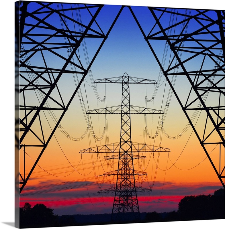 Electric Coloured Sky | Great Big Canvas