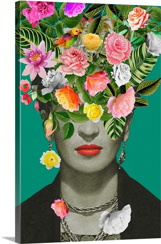 Floral Frida | Great Big Canvas
