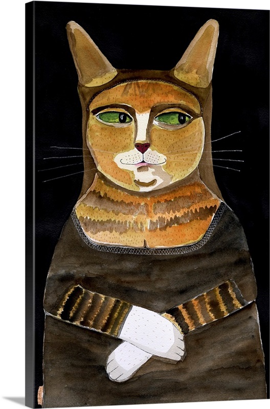 Mona Lisa Cat | Great Big Canvas