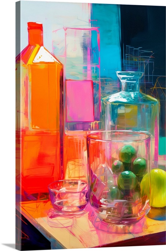 Neon Still Life No. 2 | Great Big Canvas