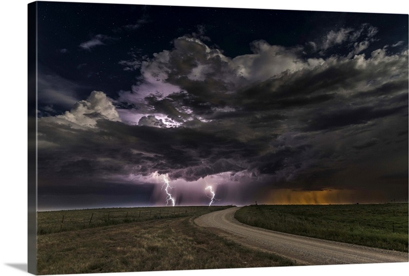 Prairie Lightning | Great Big Canvas
