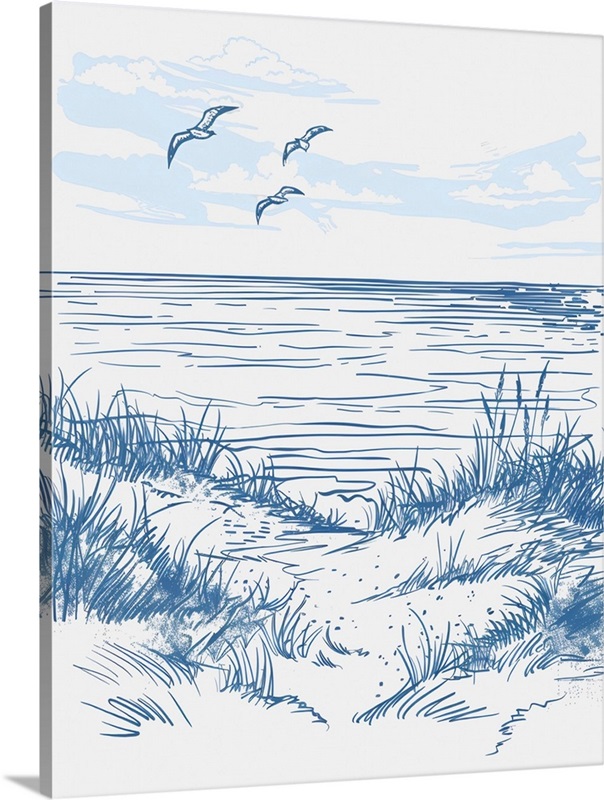 Seascape Sketch | Great Big Canvas