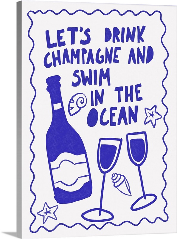 Sip And Swim | Great Big Canvas