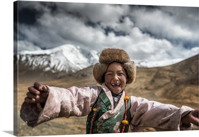 Smile {Tibet} | Great Big Canvas