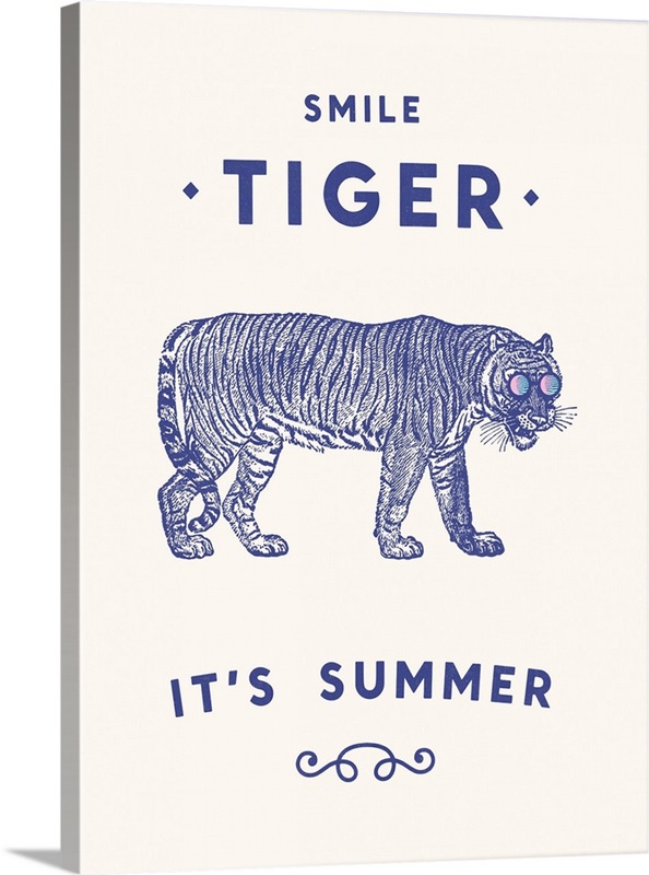 Smile Tiger | Great Big Canvas