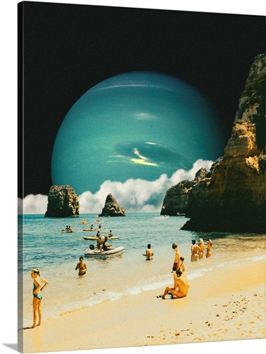 Space Beach | Great Big Canvas
