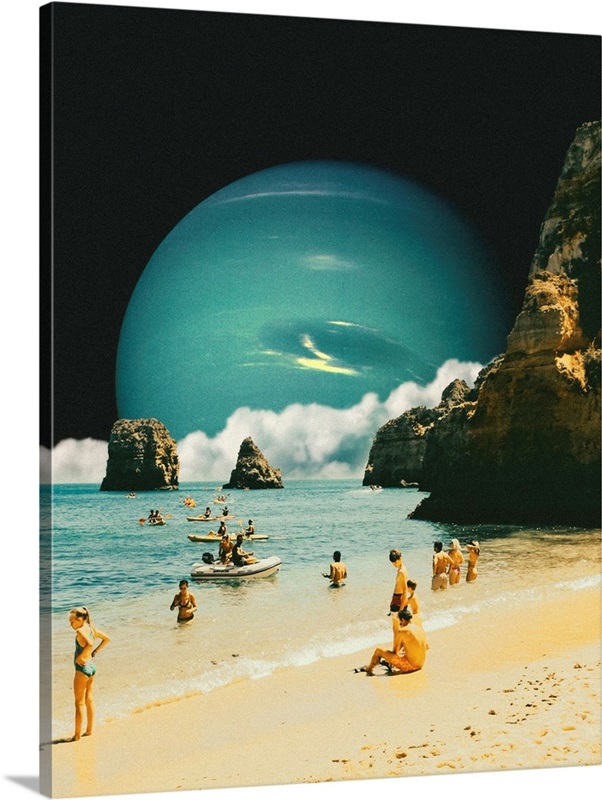 Space Beach | Great Big Canvas