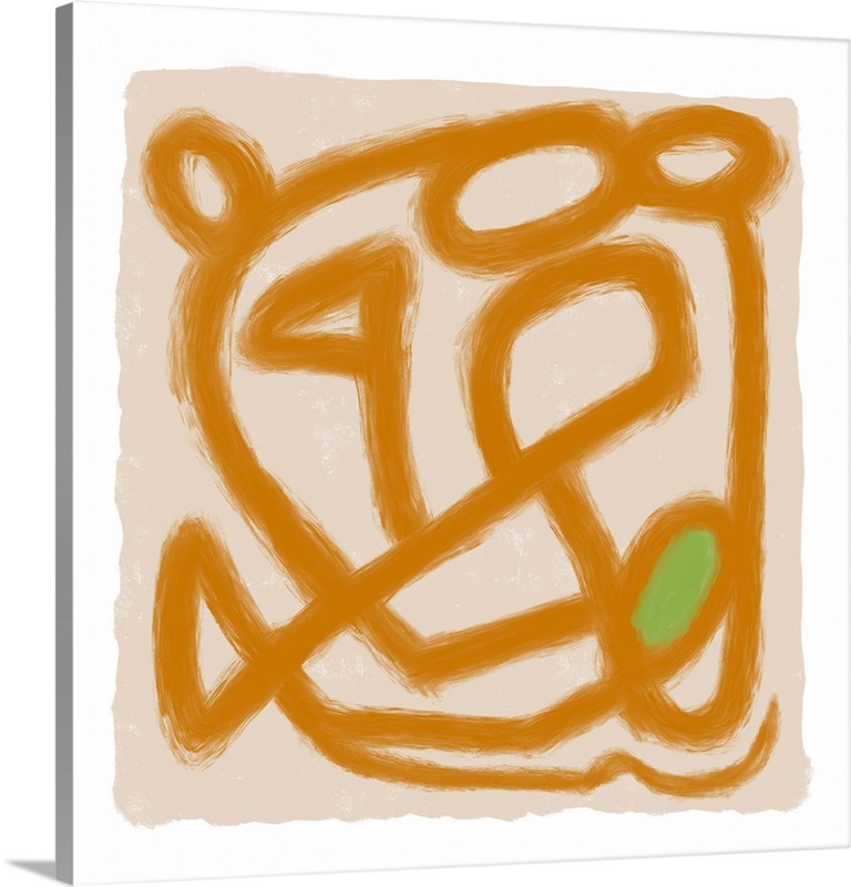 Tan Scribble 3 | Great Big Canvas