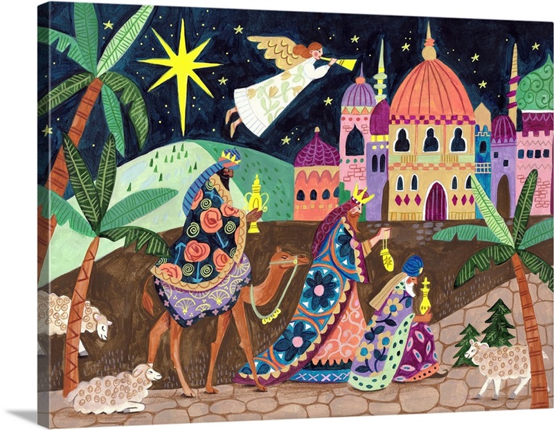 Three Wise Men And An Angel | Great Big Canvas