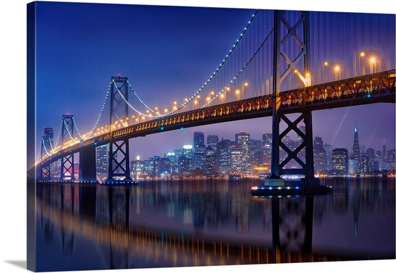 Urban Illusion: The Bay Bridge | Great Big Canvas