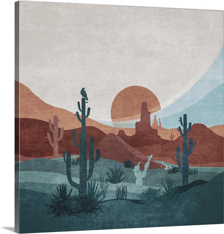 Western Cactus 1 | Great Big Canvas