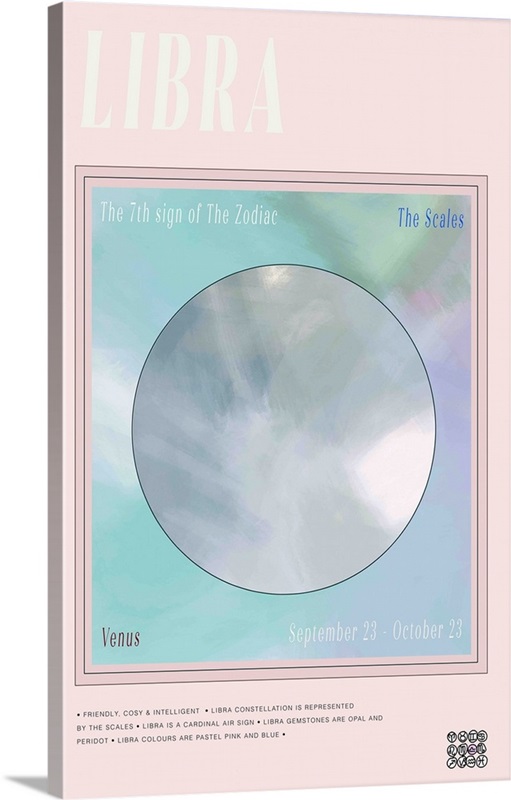 Zodiac Libra | Great Big Canvas