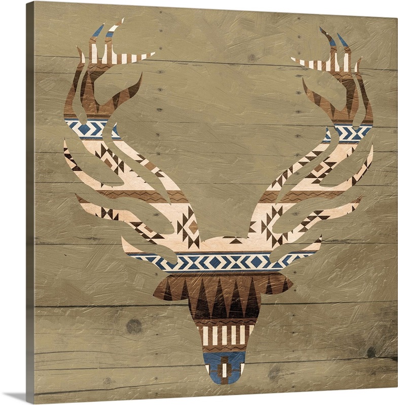 Aztec Deer II | Great Big Canvas