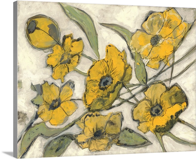 Citron Floral | Great Big Canvas