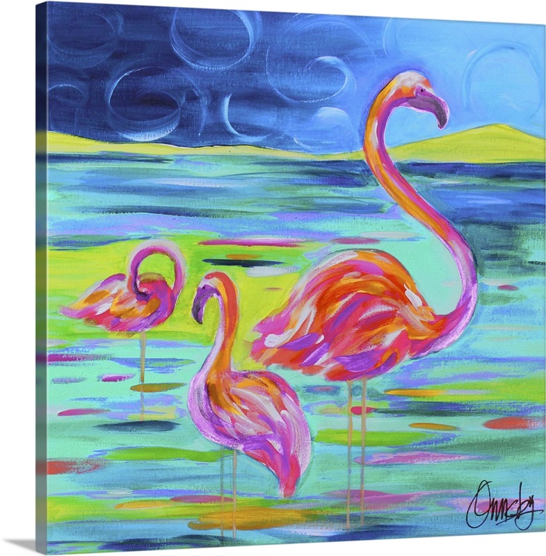 Duo Flamingos | Great Big Canvas