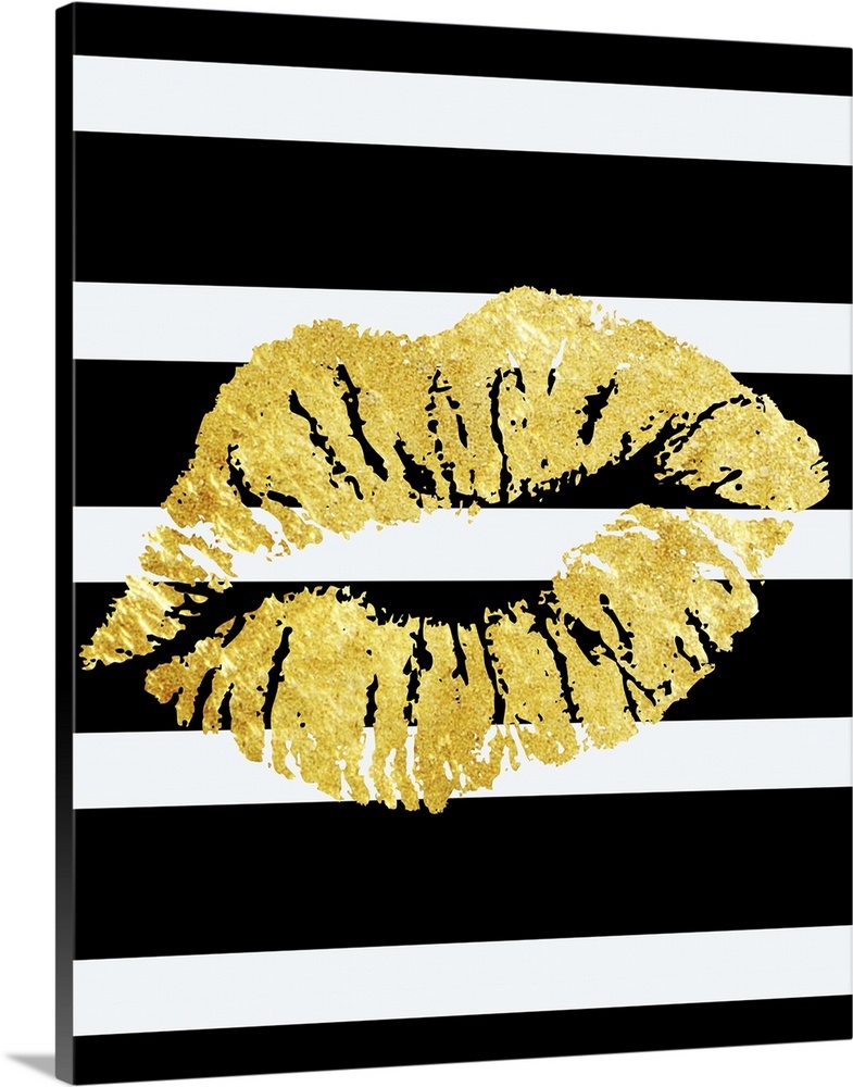 kissy Lips Wall Art, Canvas Prints, Framed Prints, Wall Peels | Great ...