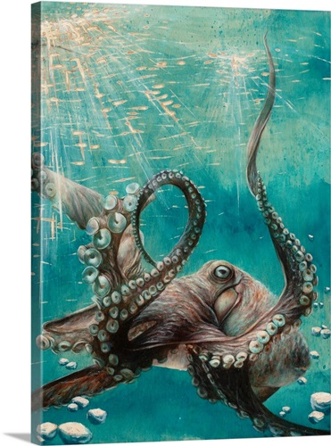 Octopus Wall Art, Canvas Prints, Framed Prints, Wall Peels | Great Big ...