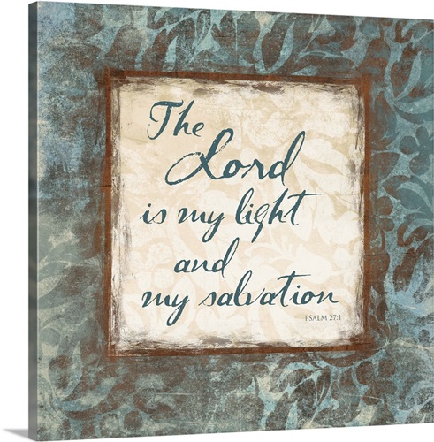 Psalm 27:1 Wall Art, Canvas Prints, Framed Prints, Wall Peels | Great ...