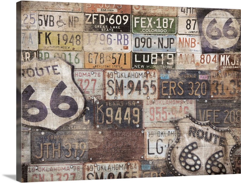 Route 66 Collage II | Great Big Canvas