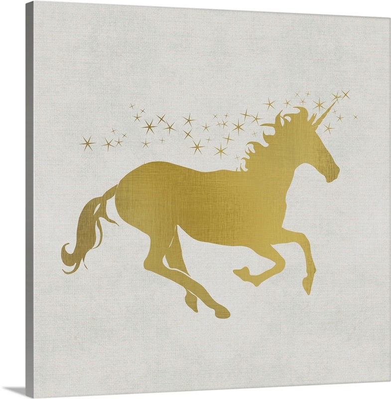 Unicorn Gold I | Great Big Canvas