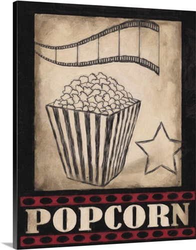Vintage Popcorn Wall Art, Canvas Prints, Framed Prints, Wall Peels ...