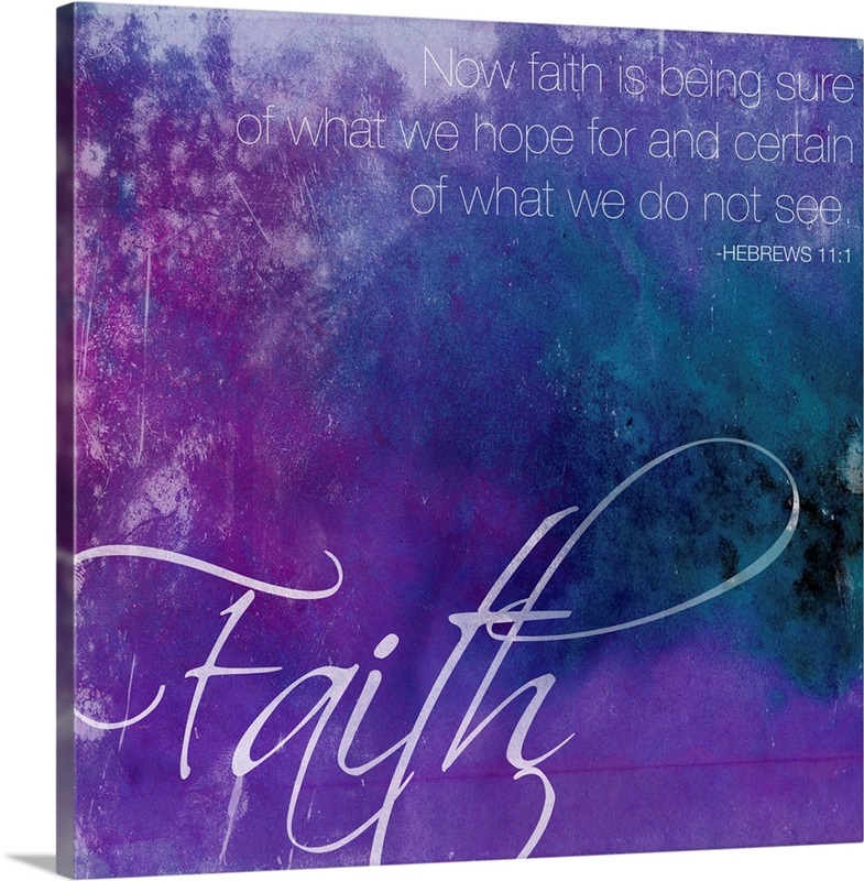 Watercolor Faith | Great Big Canvas