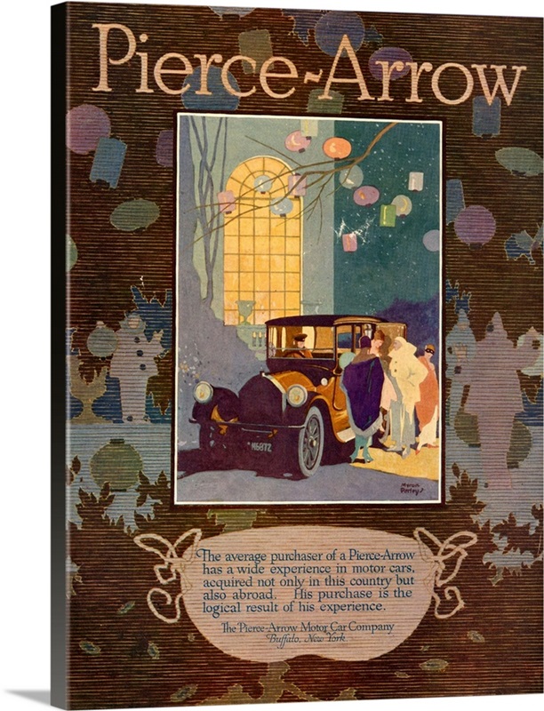 1910's USA Pierce-Arrow Magazine Advert | Great Big Canvas