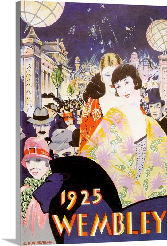 1920's UK British Empire Exhibition Poster | Great Big Canvas