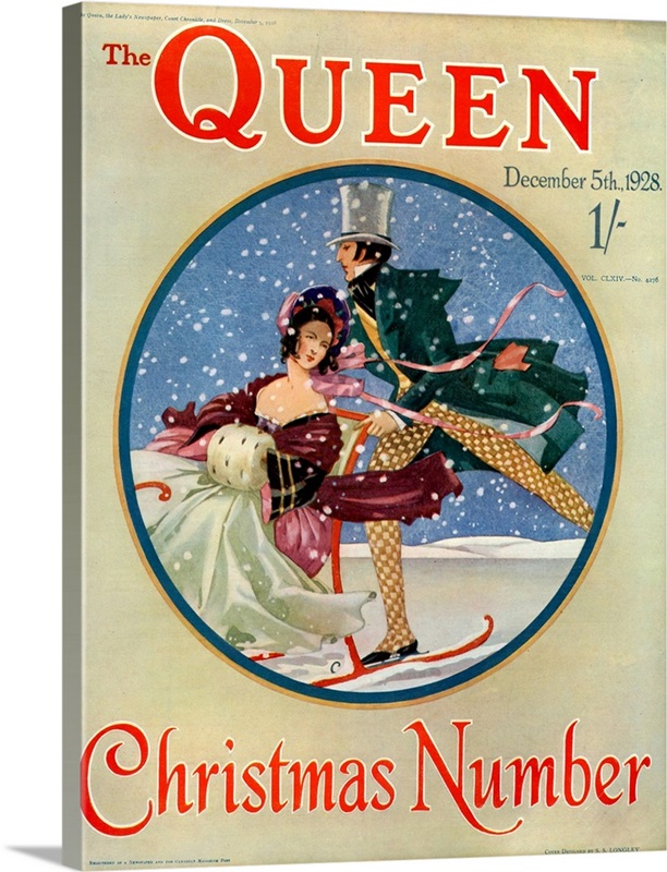 1920's UK The Queen Magazine Cover | Great Big Canvas