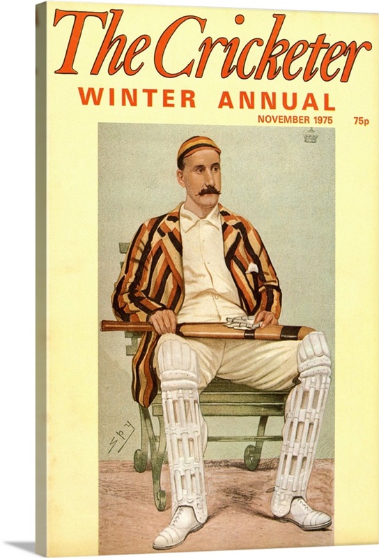 1970's UK The Cricketer Magazine Cover | Great Big Canvas