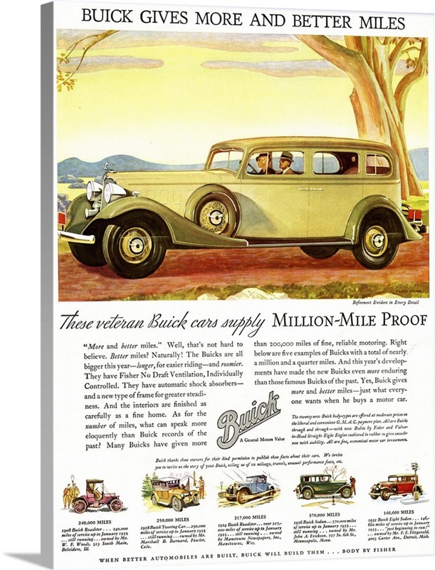 Buick Automobile Advertisement | Great Big Canvas