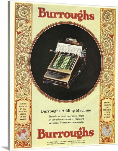 Burroughs Adding Machine | Great Big Canvas