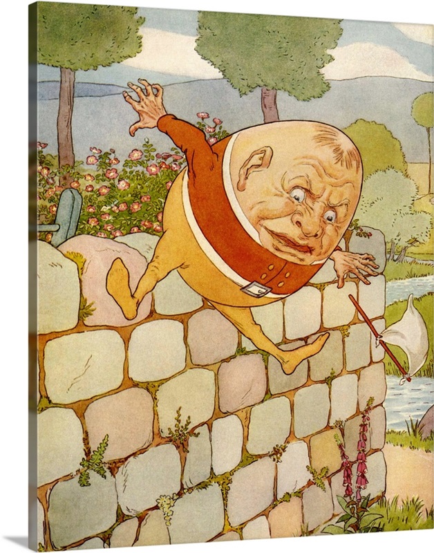 Humpty Dumpty Book Artwork | Great Big Canvas