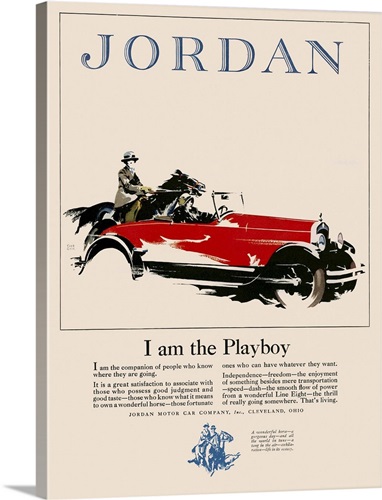 Jordan Automobile Advertisement | Great Big Canvas