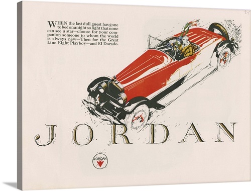 Jordan Automobile Advertisement | Great Big Canvas