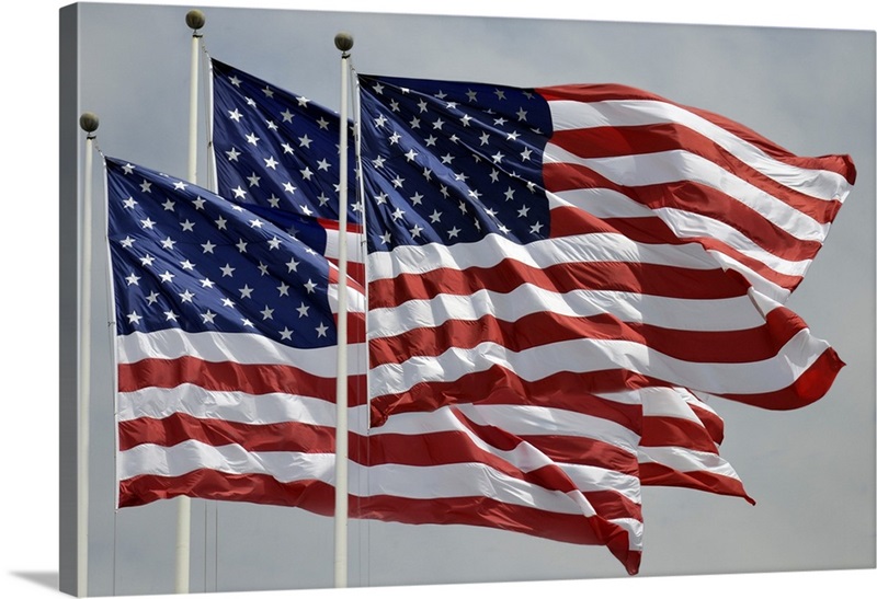 Three flags flying Wall Art, Canvas Prints, Framed Prints, Wall Peels ...