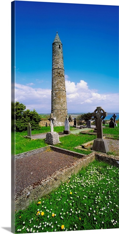 Ardmore Round Tower, Ardmore, Co Waterford, Ireland, 12th Century Round ...