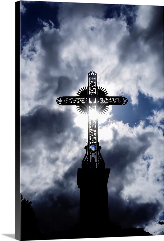 Backlit Cross Wall Art, Canvas Prints, Framed Prints, Wall Peels ...