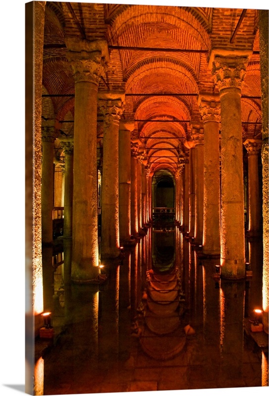 Basilica Cistern, Istanbul, Turkey | Great Big Canvas
