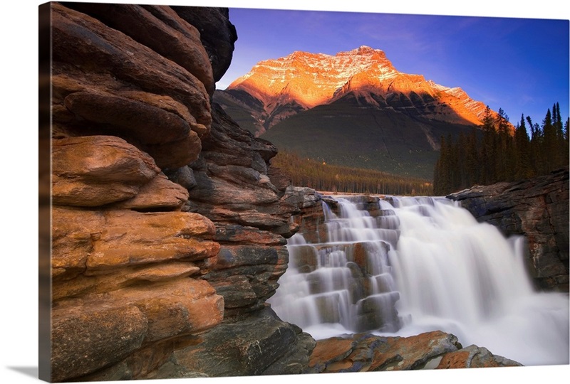 Beautiful Mountain Waterfall | Great Big Canvas