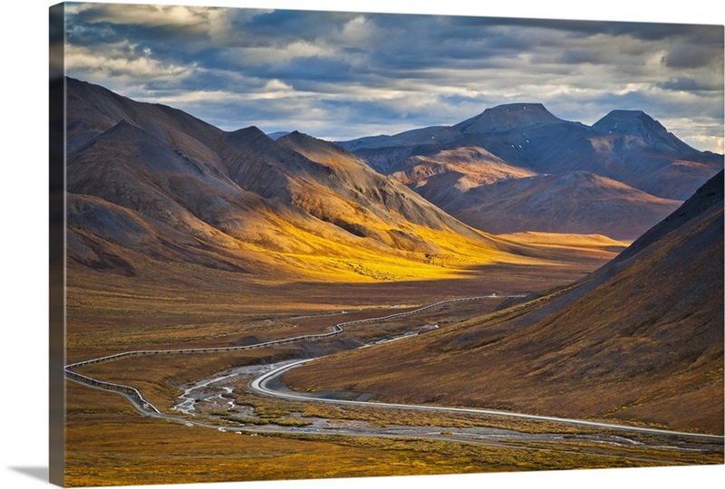 Brooks Range at Chandalar Shelf, Arctic Alaska | Great Big Canvas