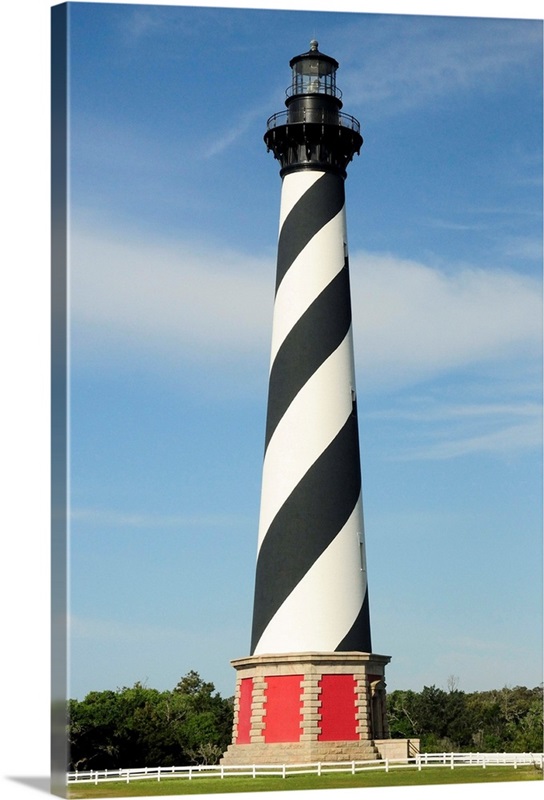 Daytime view of Cape Hatteras Lighthouse.; Cape Hatteras National ...