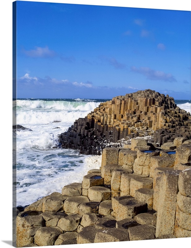 Giant's Causeway, County Antrim, Ireland, Basalt Columns | Great Big Canvas