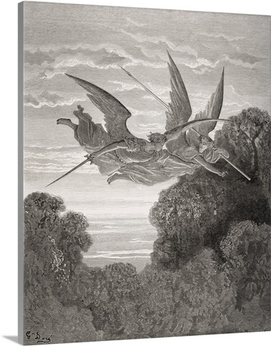 Guardian Angels Zephon And Ithuriel | Great Big Canvas