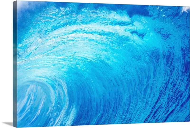 Hawaii, Oahu, North Shore, Curling Wave At World Famous Pipeline ...