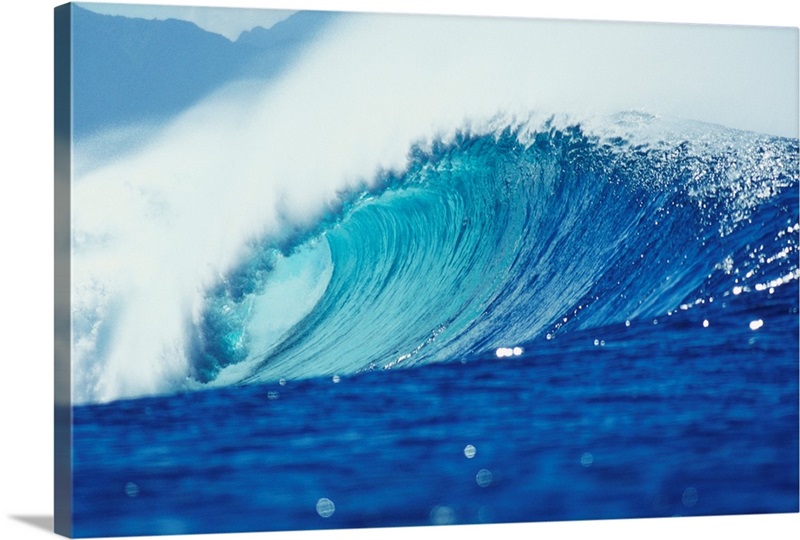 Hawaii, Oahu, Perfect Wave At Pipeline | Great Big Canvas